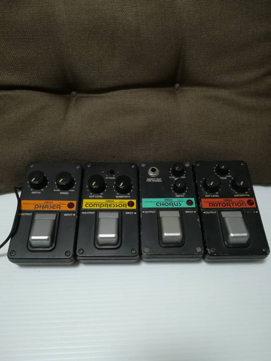 名機揃い YAMAHA ヤマハ PSE シリーズ PH-01 PHASER CO-01 COMPRESSOR CH-01 CHORUS DI ...