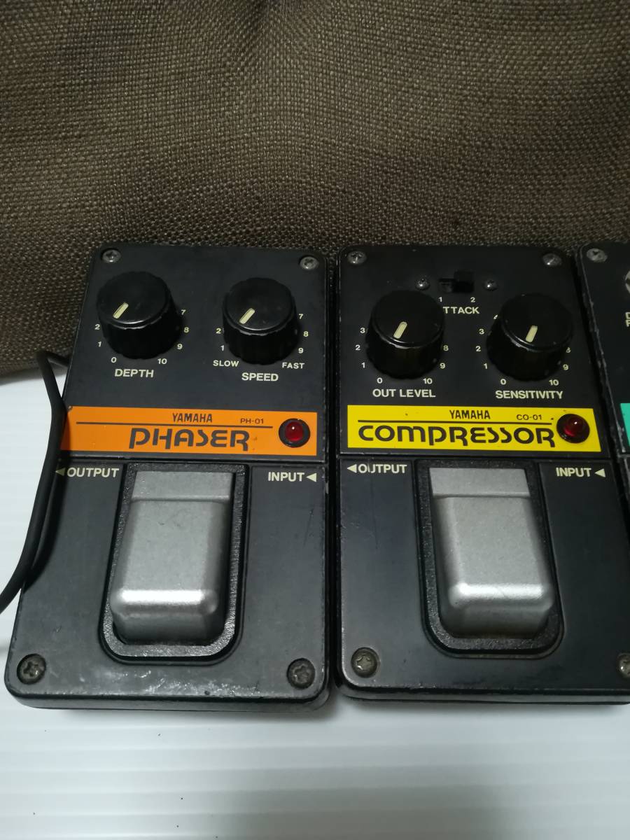 名機揃い YAMAHA ヤマハ PSE シリーズ PH-01 PHASER CO-01 COMPRESSOR CH-01 CHORUS DI ...