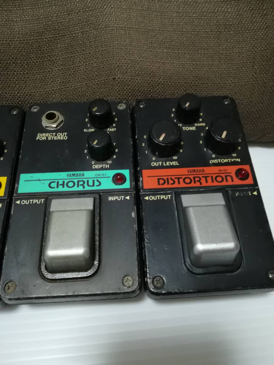 名機揃い YAMAHA ヤマハ PSE シリーズ PH-01 PHASER CO-01 COMPRESSOR CH-01 CHORUS DI ...