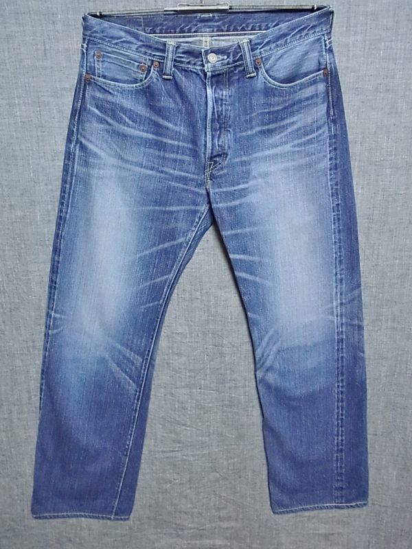 送料520円 THE FLAT HEAD フラットヘッド / 5005C 加工デニムパンツ ジーンズ ストレート セルビッジ 赤耳 / w32 / 定価2.7万 / XX(ボトムス)｜売買され ...