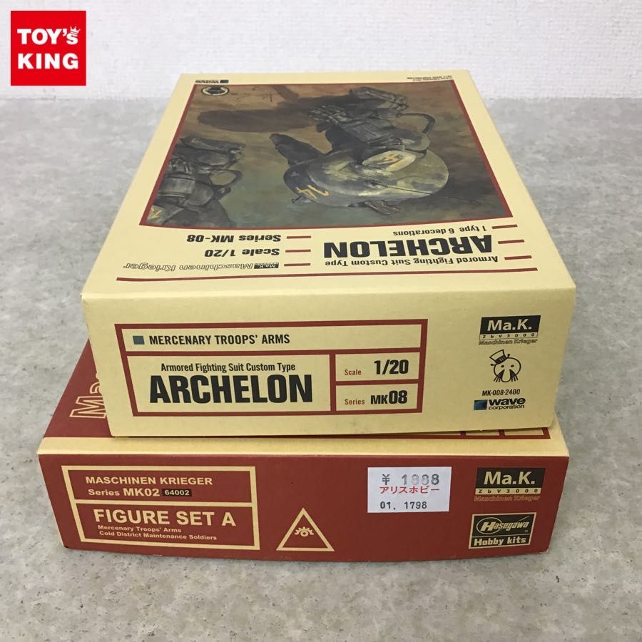 ジャンク含 wave ハセガワ Ma.K. 1/20 ARCHELON FIGURE SET A / プラモデル(その他)｜売買された ...