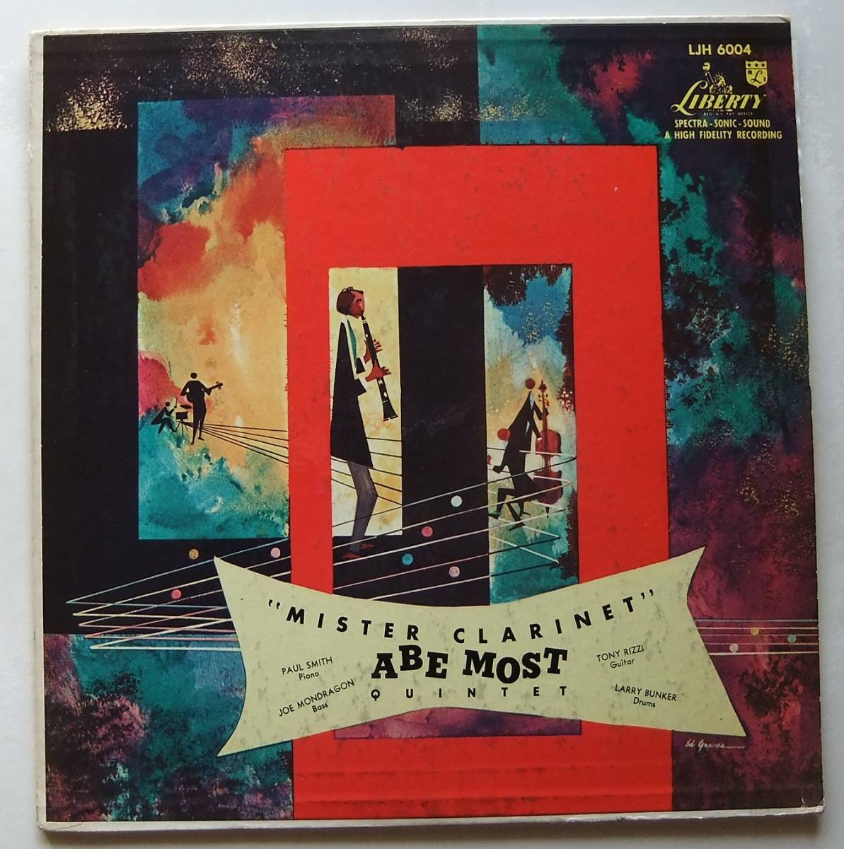 ABE MOST Quintet / Mister Clarinet Liberty LJH 6004 turquoise:dg(ジャズ一般 ...