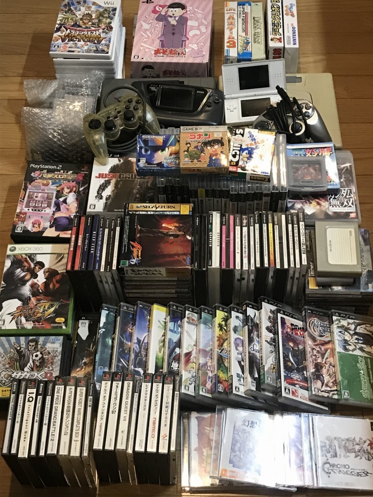 総数150点以上 ゲームソフト まとめ売り 大量セット PS/PS2/PS3/PSP/SFC/GB/wii/SS/ゲームギア 等 ジャンク(テレビゲーム)｜売買されたオークション情報 ...