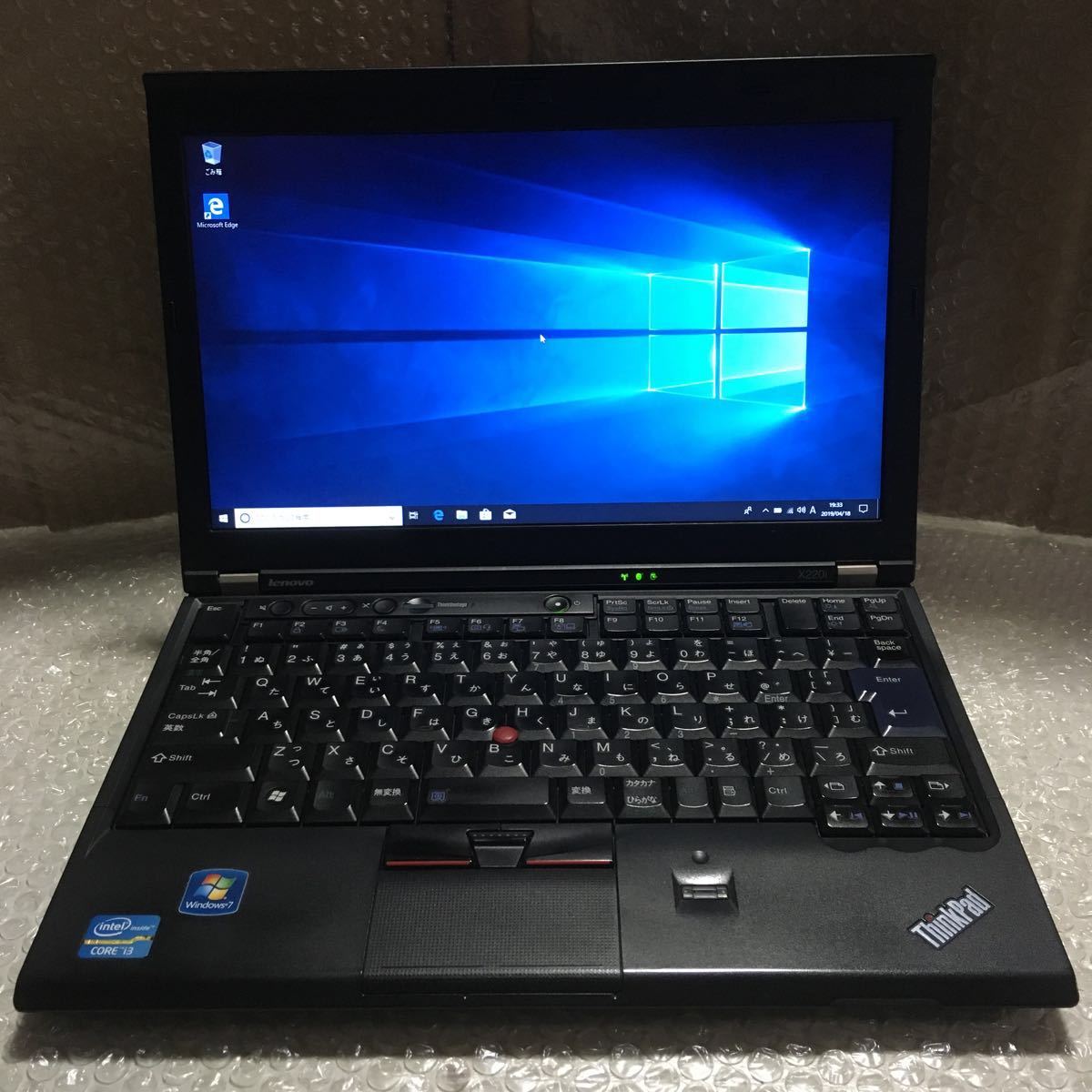 ノートPC Lenovo ThinkPad X220i Windows10Pro CPU Core i3 2350M HDD 320GB ...