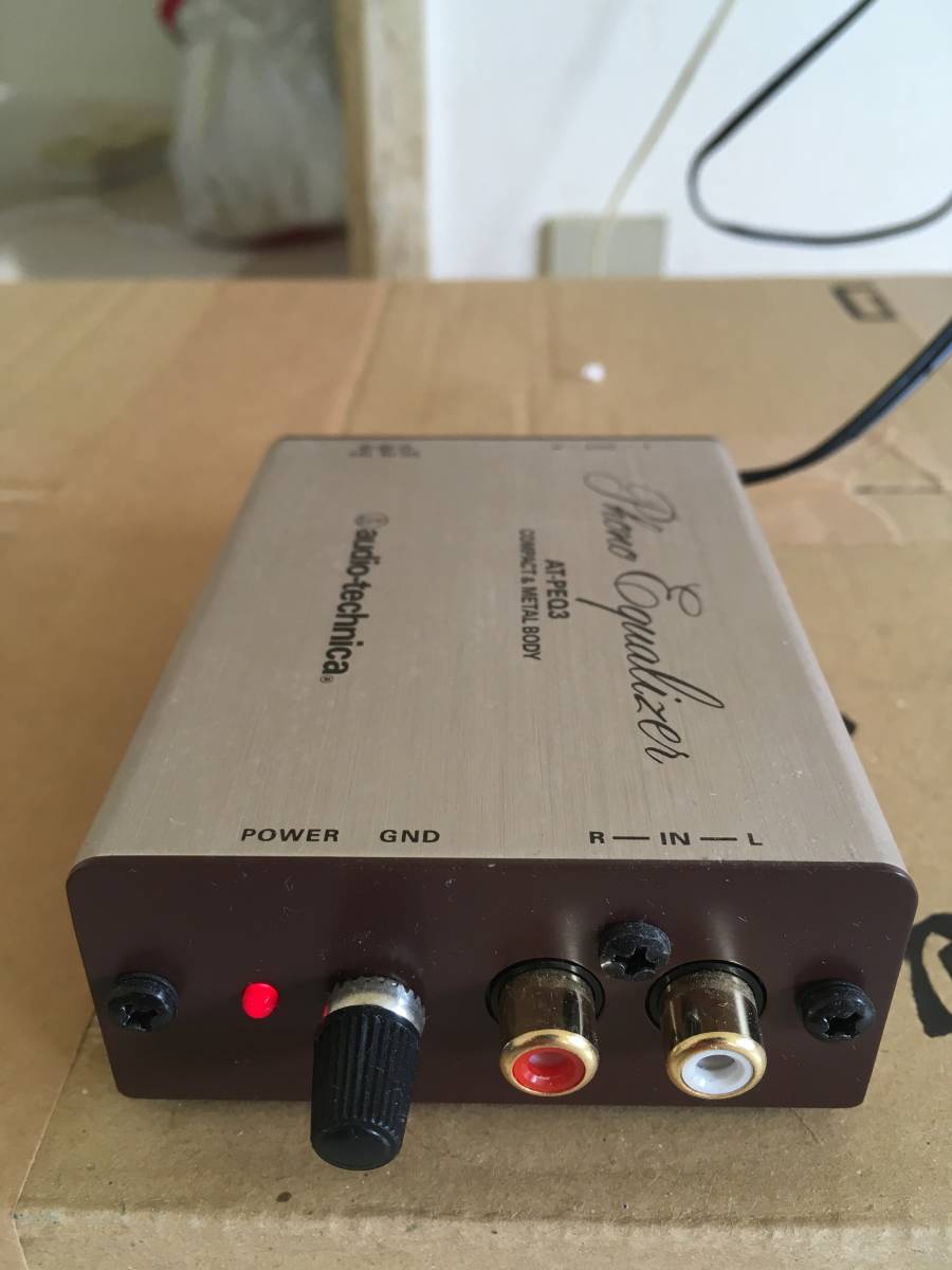 Audio-technica AT-PEQ3 フォノイコライザー phono equalizer(オーディオ機器)｜売買されたオークション情報、yahooの商品情報をアーカイブ公開 ...