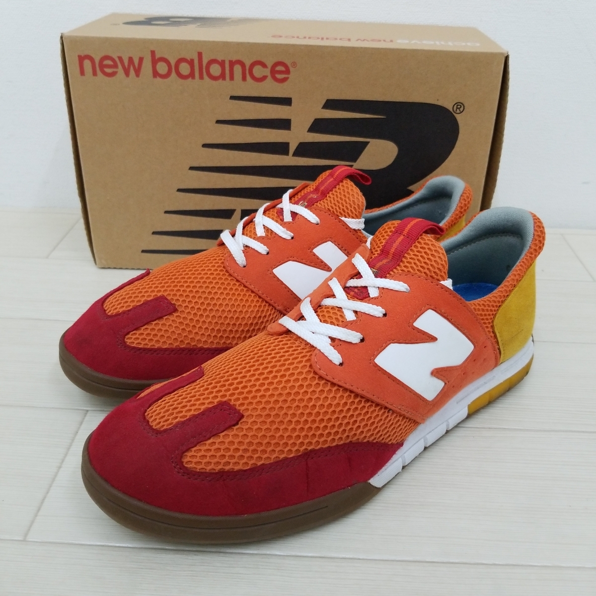 New balance ニューバランス スニーカー 26.5㎝ SCBOY オレンジ 軽量 モデル アメカジ アウトドア(26.5cm)｜売買 ...