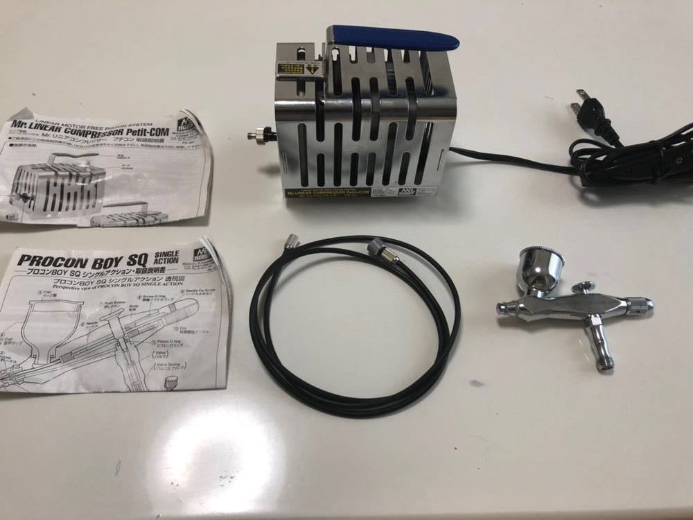 GSIクレオス Mr.リニアコンプレッサープチコン PS-268付 エアブラシ(エアブラシ)｜売買されたオークション情報、yahooの商品情報 ...