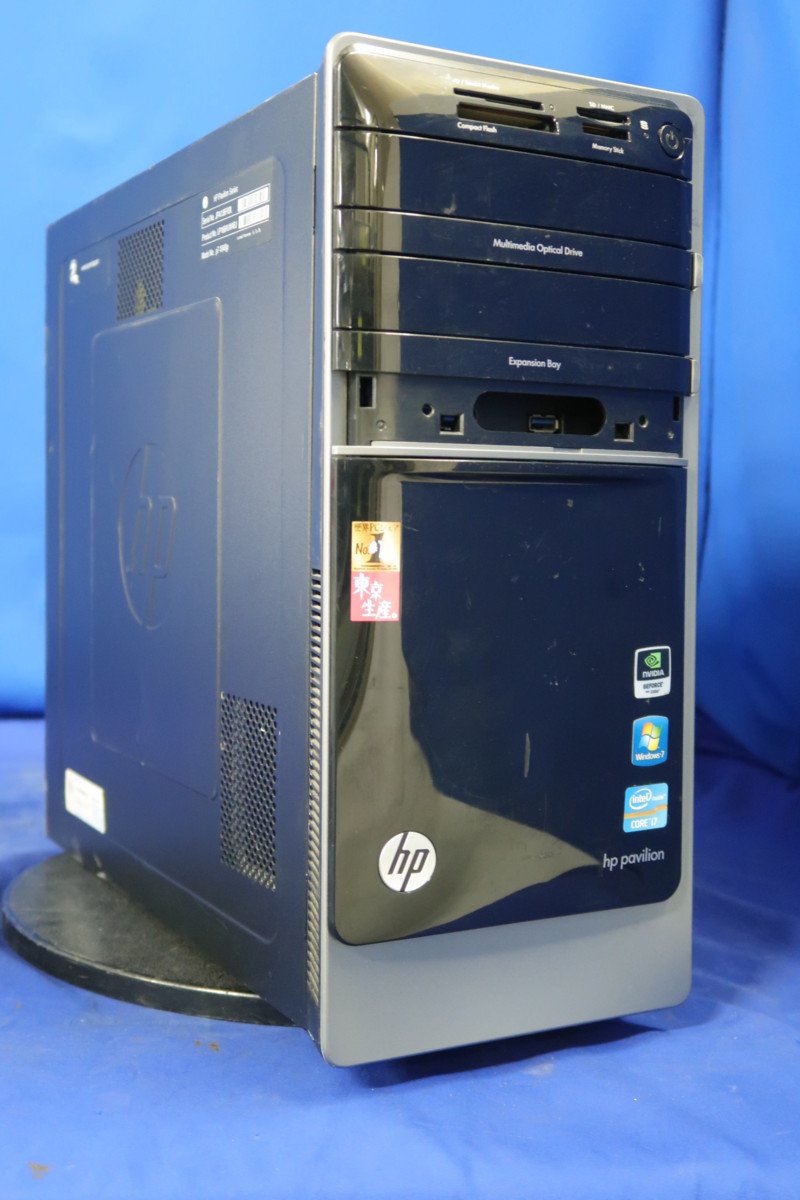 HP Pavilion P7-1040jp Core i7-2600 3.4GHz 4GB DVDスーパーマルチ ジャンク K28725 ...