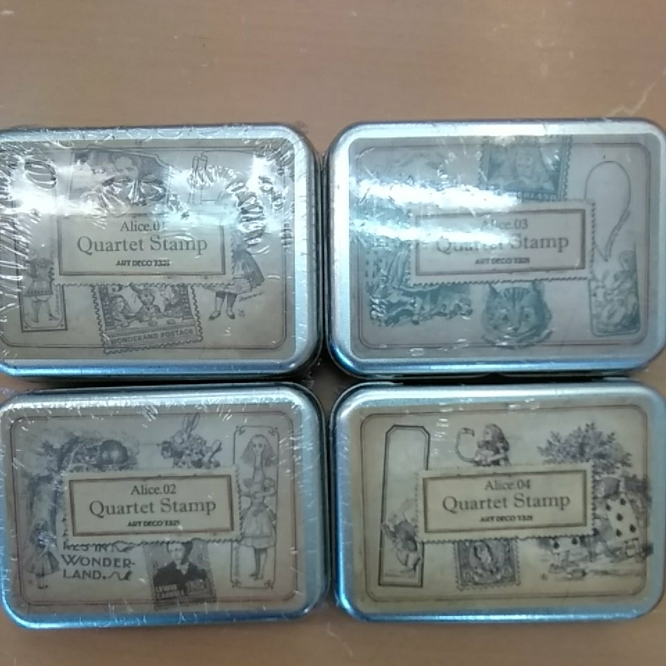 スタンプ ふしぎの国のアリス 缶入りスタンプ Alice Quartet Stamp 4缶セット(スタンプ)｜売買されたオークション情報 ...
