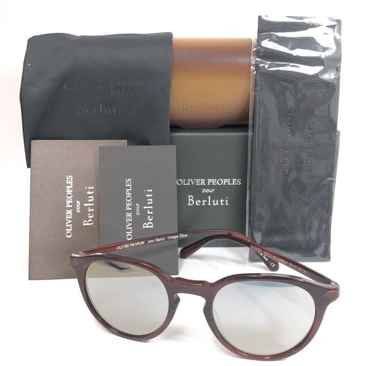 LEON掲載 Berluit ベルルッティ×オリバーピープルズ 限定サングラス レザー使用 ル マルフック バーガンディ 国内発送 t3(男性用)｜売買されたオークション情報、yahooの商品 ...