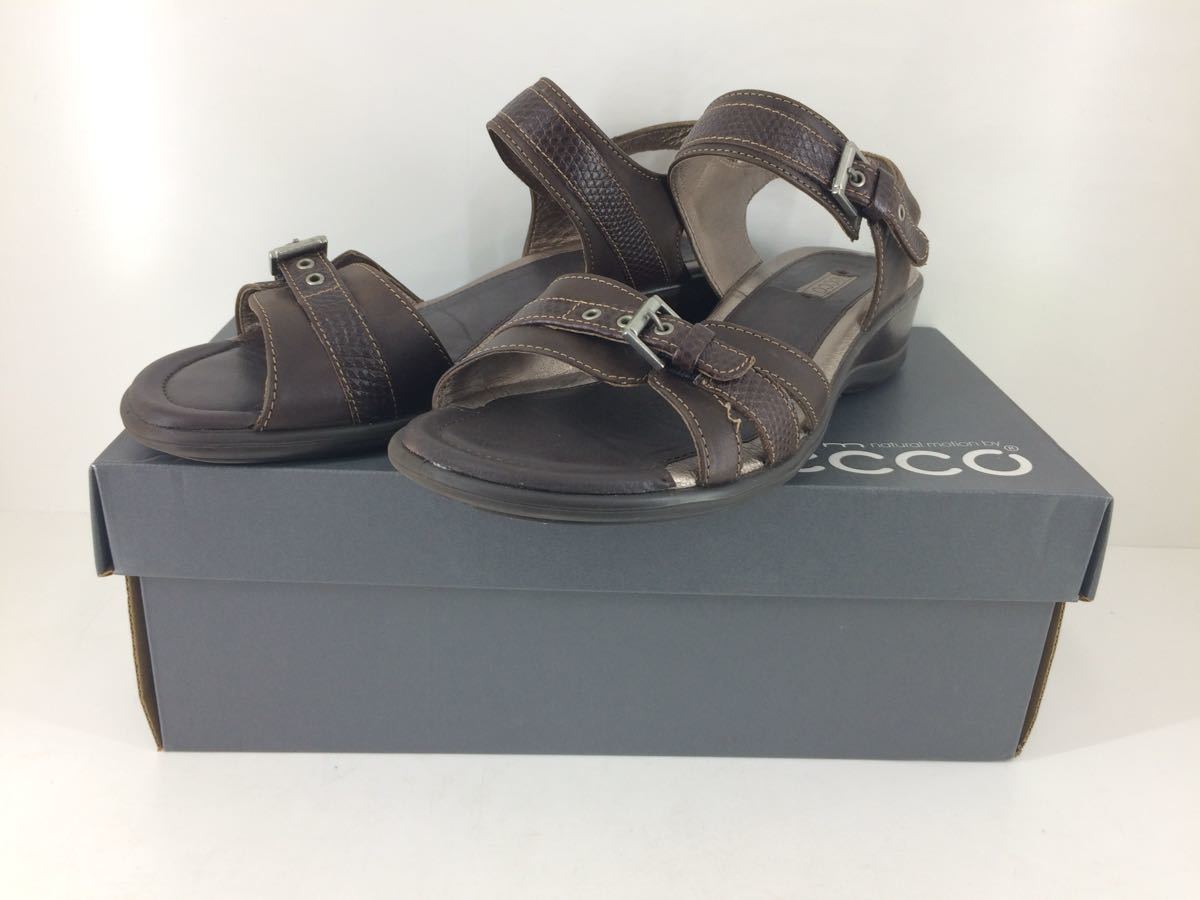 ecco 女性用 サンダル 約24.5cm エコー ブラウン(24.5cm)｜売買されたオークション情報、yahooの商品情報をアーカイブ公開 - オークファン（aucfan.com）