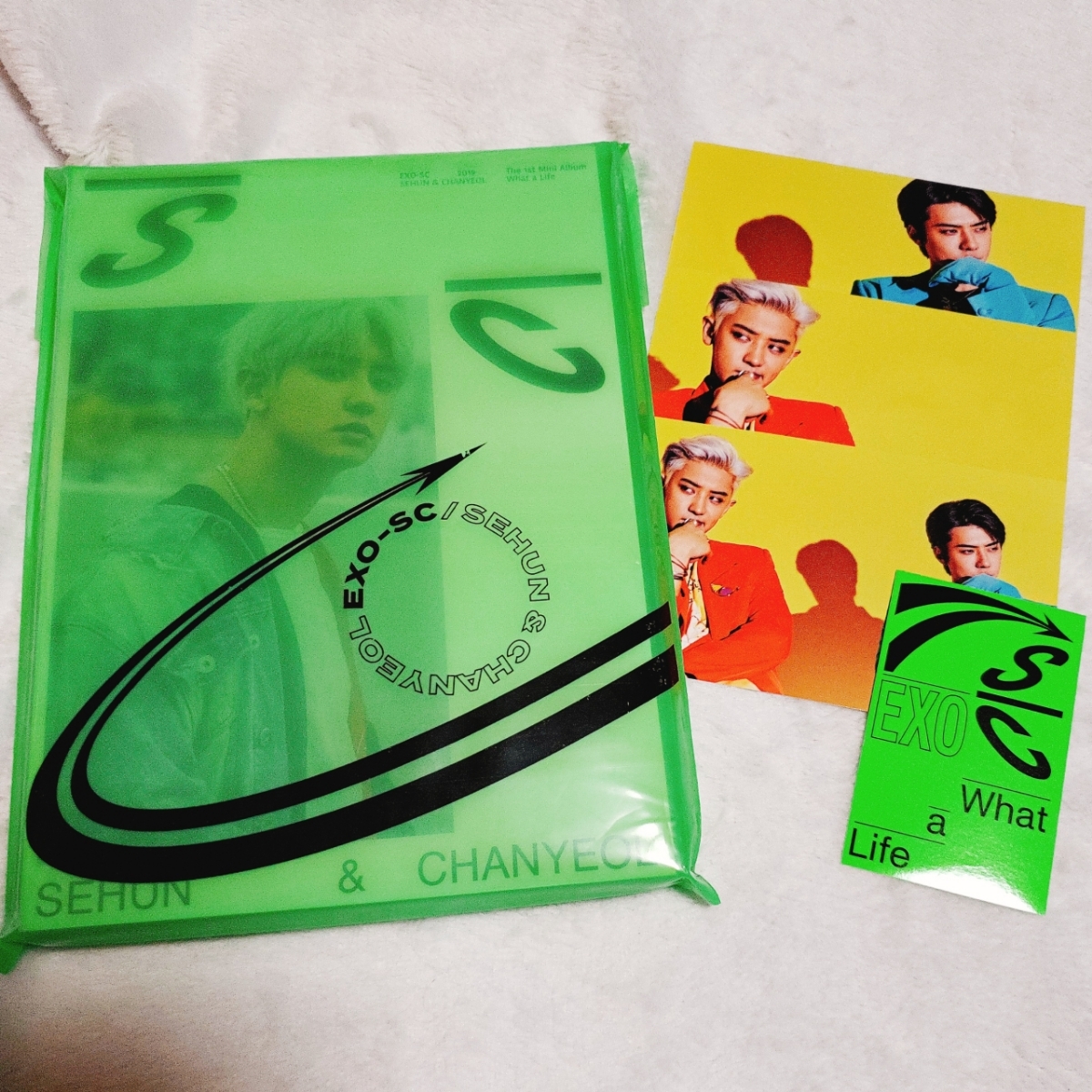 EXO SC What a Life CD ポストカード ステッカー ポスター CHANYEOLver チャニョル チャンヨル(アジアンポップス)｜売買されたオークション情報、yahooの商品 ...