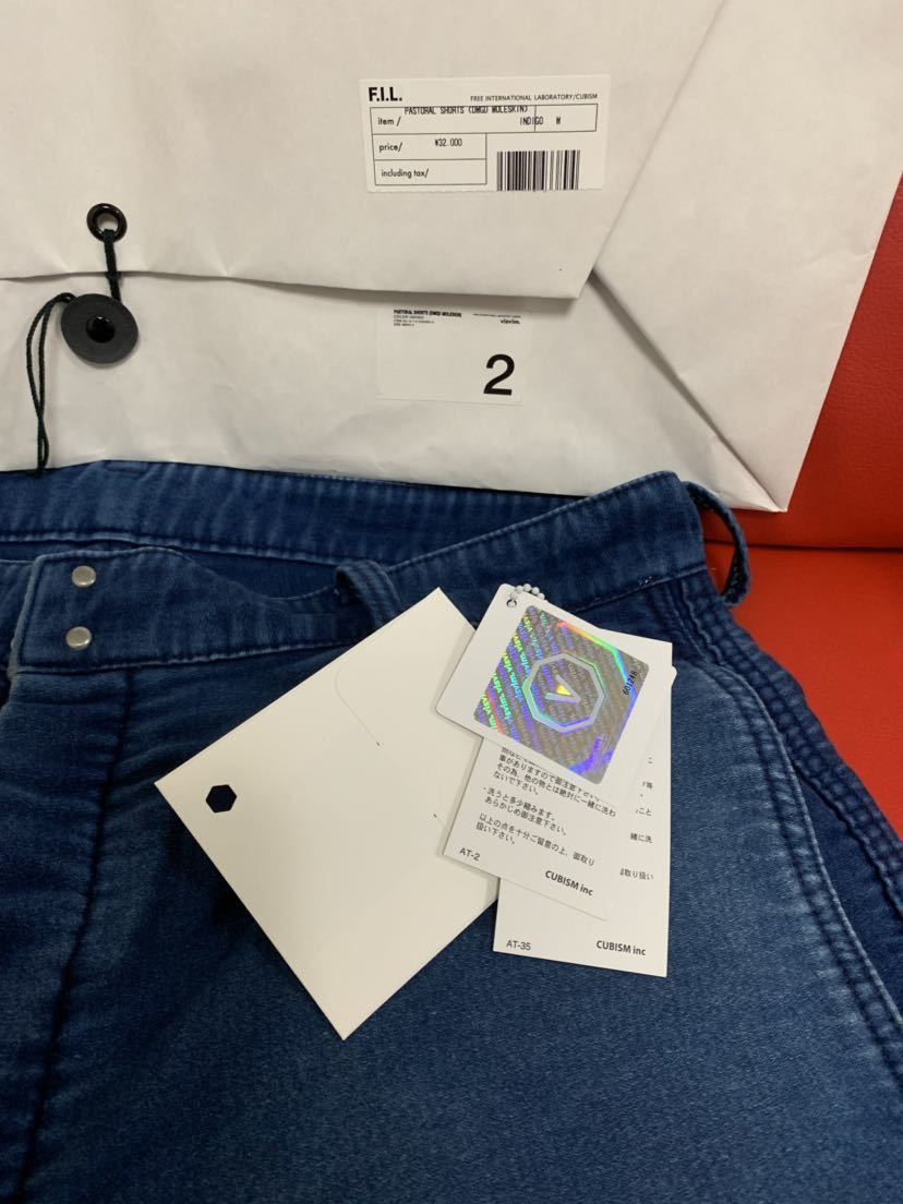 visvim 付属品完備 PASTORAL SHORTS DMGD MOLESKIN size 2 indigo Ict jumbo ...