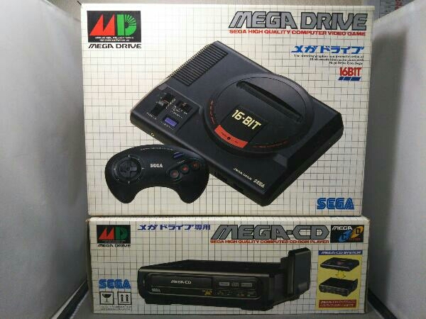 ジャンク 動作未確認 メガドライブハード メガドライブ本体 メガCD1 本体 各1台セット MEGA-CD MEGA-DRIVE(本体、アクセサリー)｜売買されたオークション情報、yahooの ...