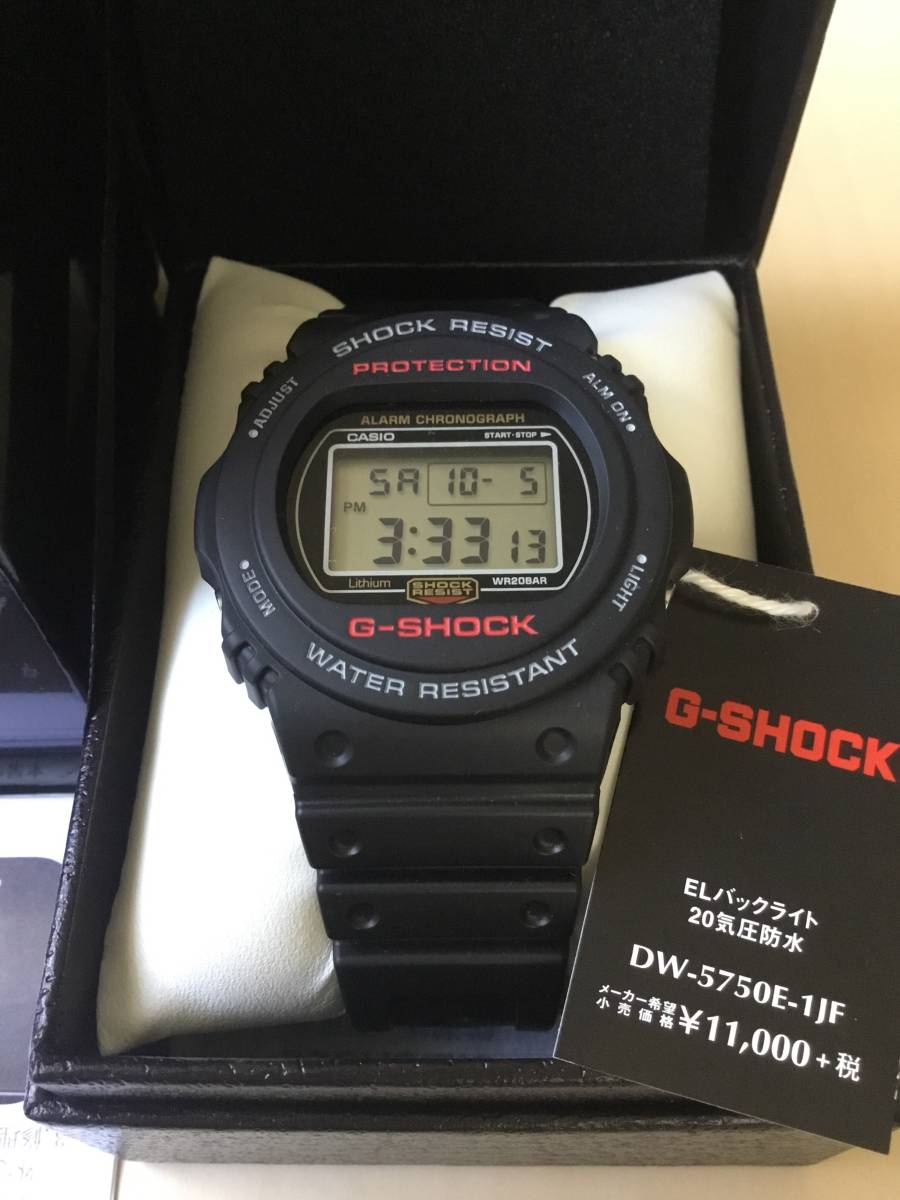 CASIO G-SHOCK DW-5750E-1JF カシオ Gショック 腕時計 35周年限定復刻モデル(G-SHOCK)｜売買された ...
