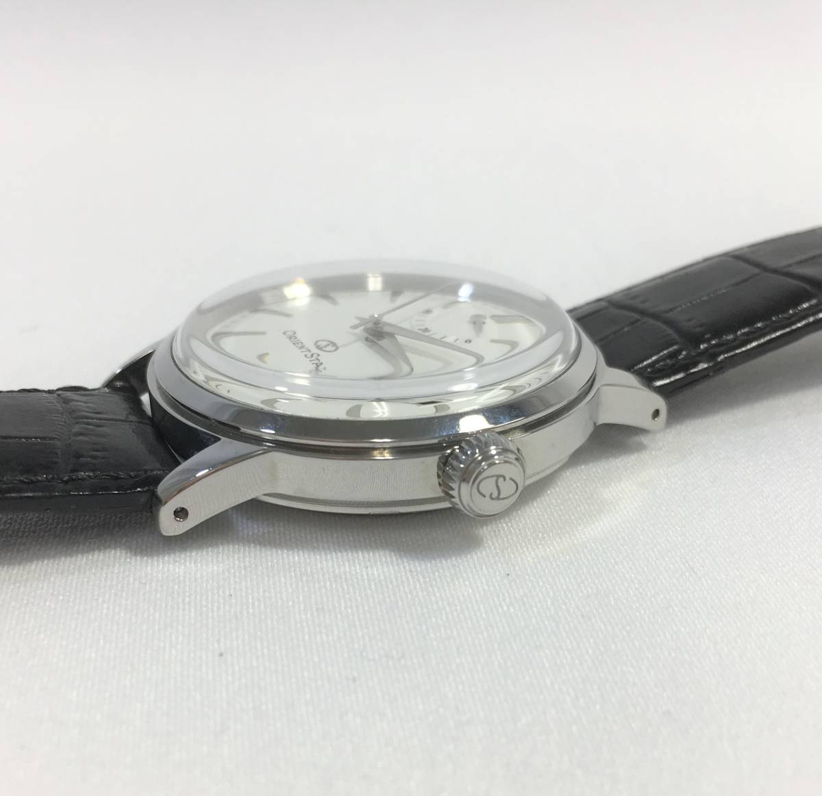 良品 オリエントスター 腕時計 デイト パワーリザーブ シースルーバック WZ0251EL EL05-D0-B 自動巻き メンズ ORIENT ...