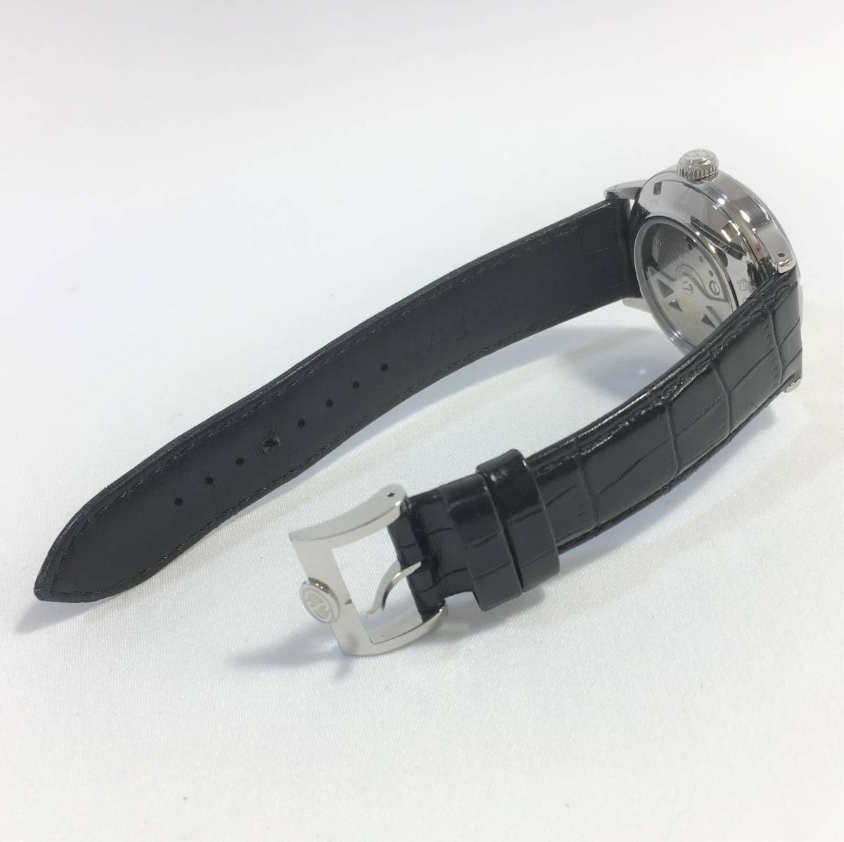 良品 オリエントスター 腕時計 デイト パワーリザーブ シースルーバック WZ0251EL EL05-D0-B 自動巻き メンズ ORIENT ...