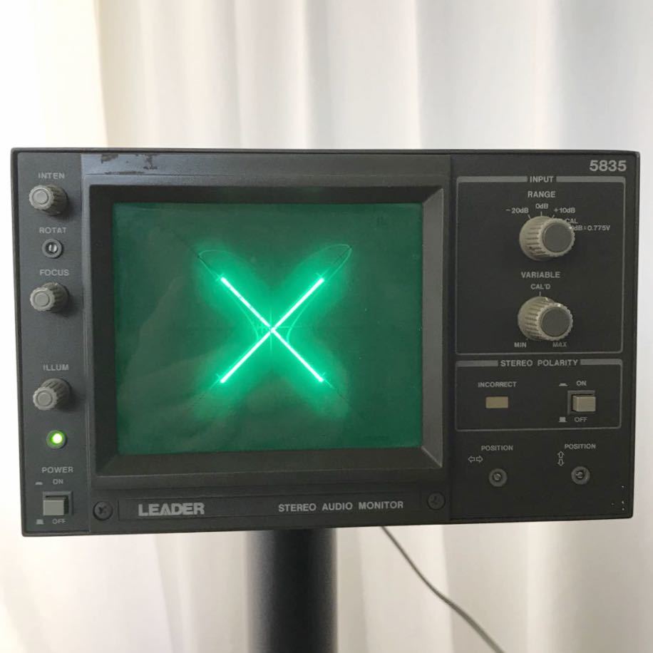 LEADER stereo audio monitor 5835(レコーディング、PA機器)｜売買されたオークション情報、yahooの商品情報 ...