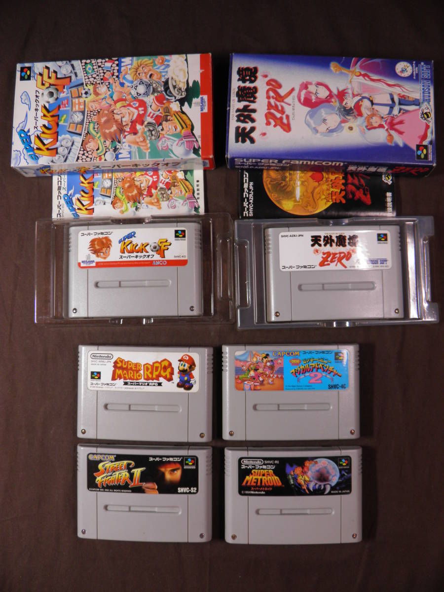 E598 動作未チェック品 スーパーファミコンソフト いろいろ 6本 ゲームソフト お得 昭和レトロ なつかし 60S(アクション)｜売買されたオークション情報、yahooの商品情報を ...