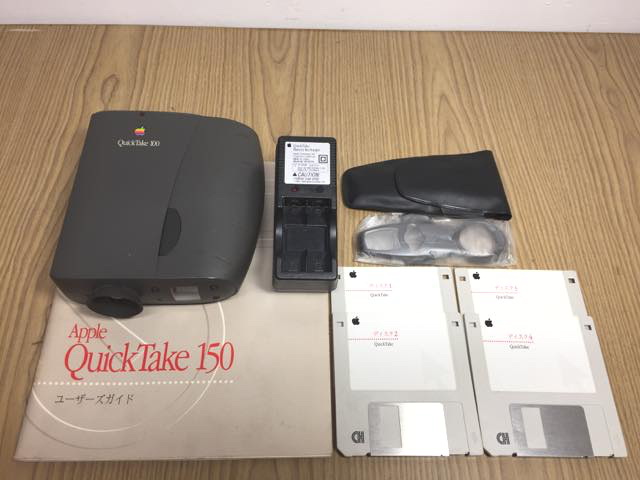 Apple QuickTake 100 Plus Mac アップル初期デジカメ クイックテイク100プラス レア 取説 レンズ フロッピーあり(Mac用)｜売買されたオークション情報 ...