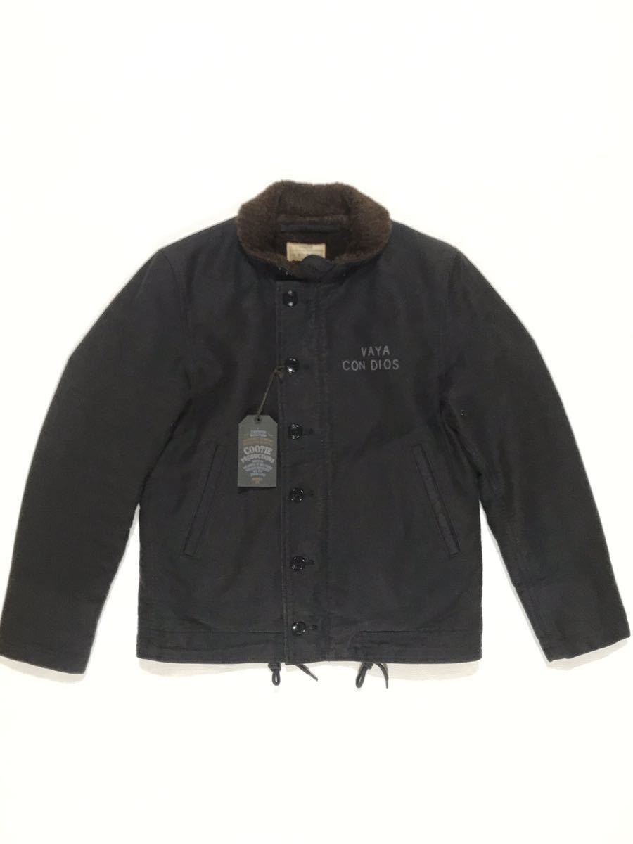 Cootie 14AW N-1 デッキジャケット Pique Watch Jacket Mサイズ COALBLACK 極 クーティー radiall calee challenger fuct ...