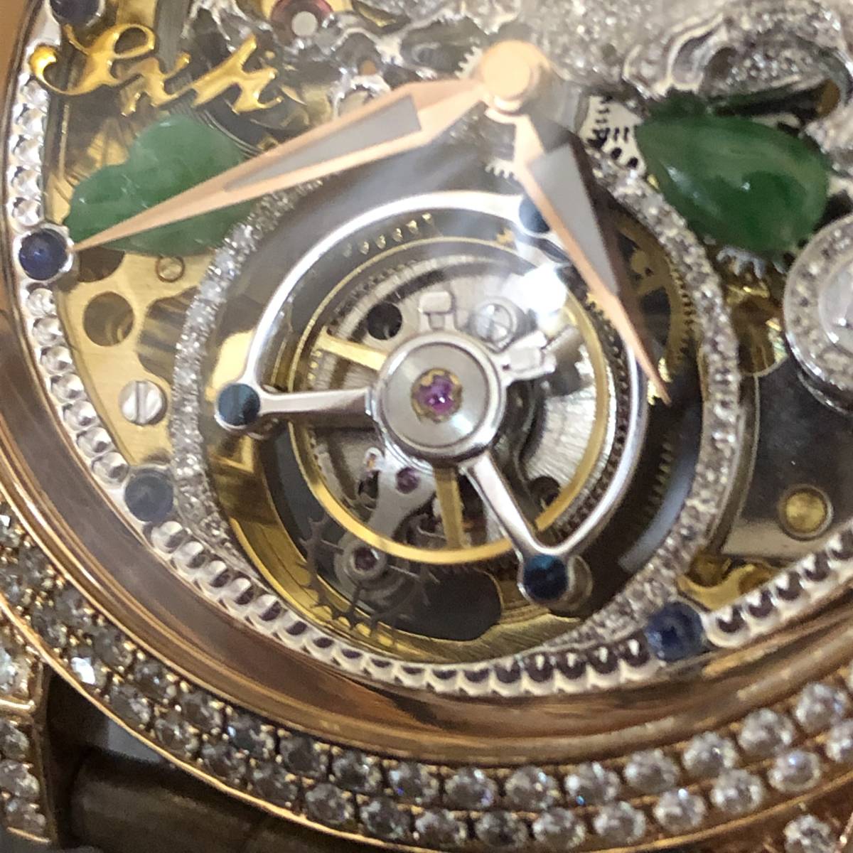 ANPASSA アンパッサ M WATCH K18PG 宝飾 メンズ 腕時計 ジュエリー ダイヤ 翡翠 高級 香港(2針（時、分）)｜売買され ...