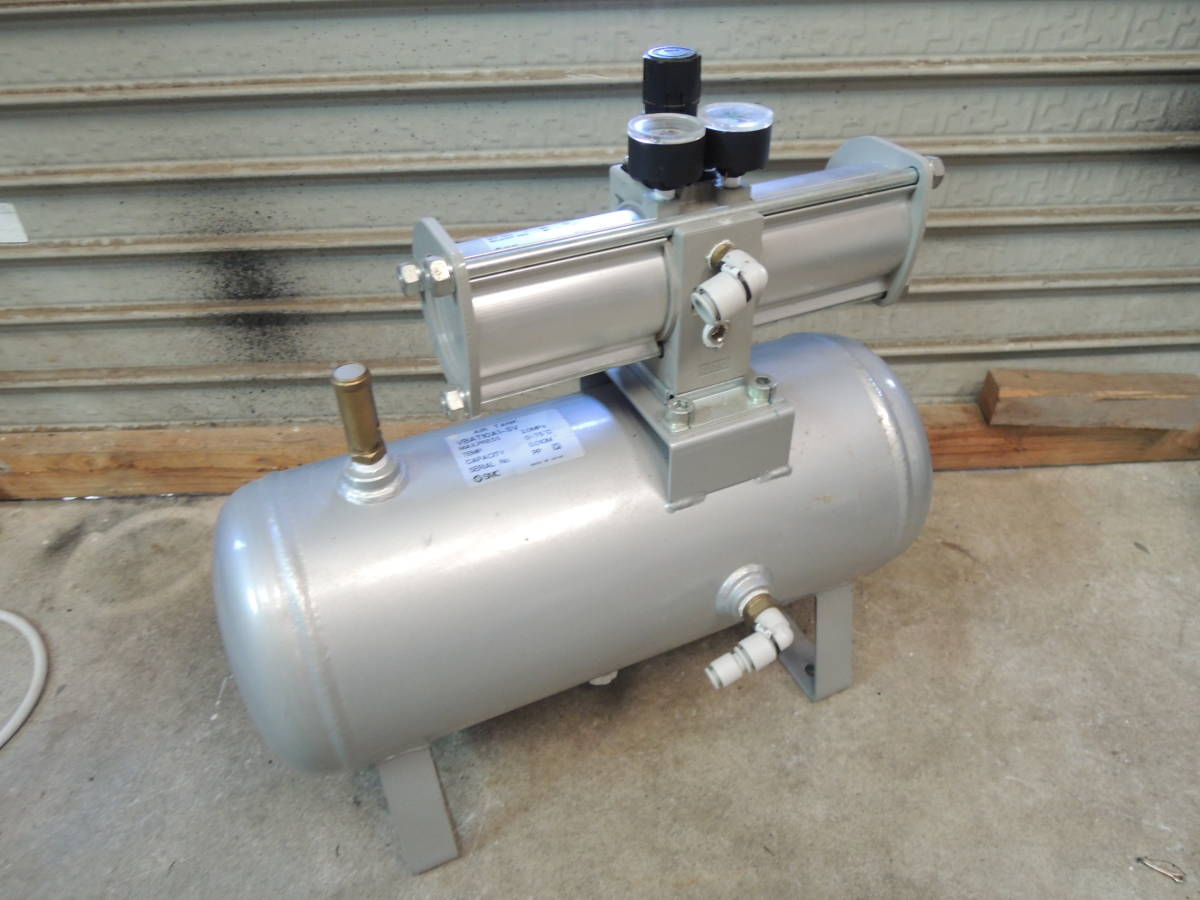SMC エアータンク付増圧弁 VBAT10A1-SV VBA20A-03G 定価約4万円(補助、予備タンク)｜売買されたオークション情報 ...