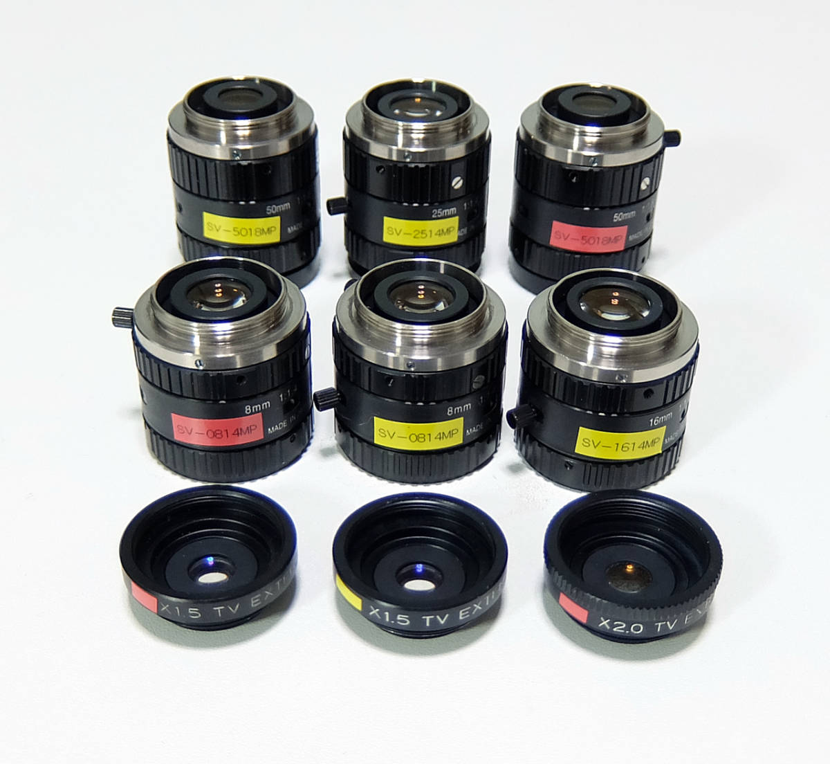 Tokina VS Technology メガピクセル対応CCTV 6種レンズ9点 SV-0814MP SV-1614MP SV-2514MP ...