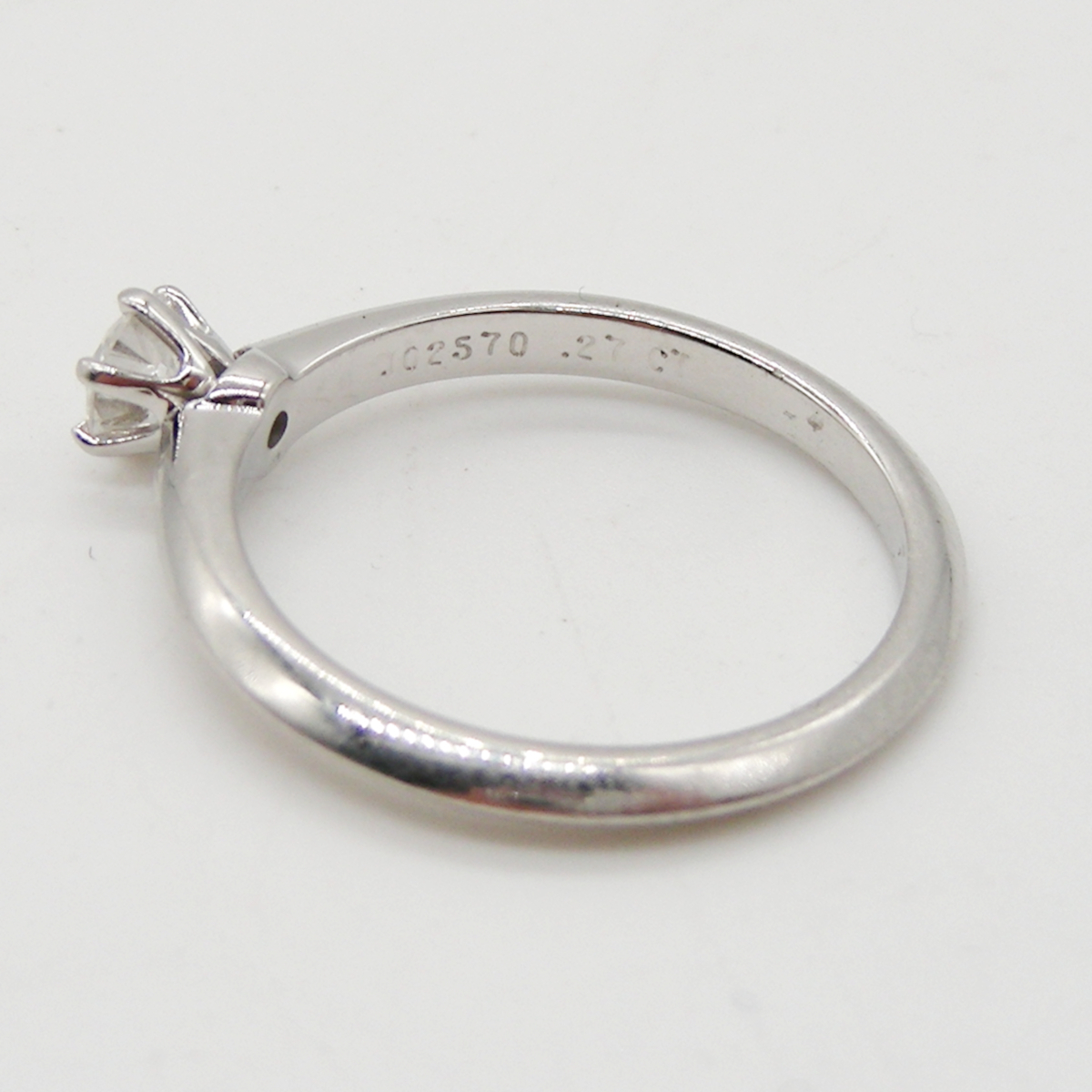 1円スタートIK TIFFANY＆Co. ティファニー ルース ダイヤ リング PT950 0.27ct 3.6g(プラチナ)｜売買されたオークション情報、yahooの商品情報をアーカイブ公開 ...