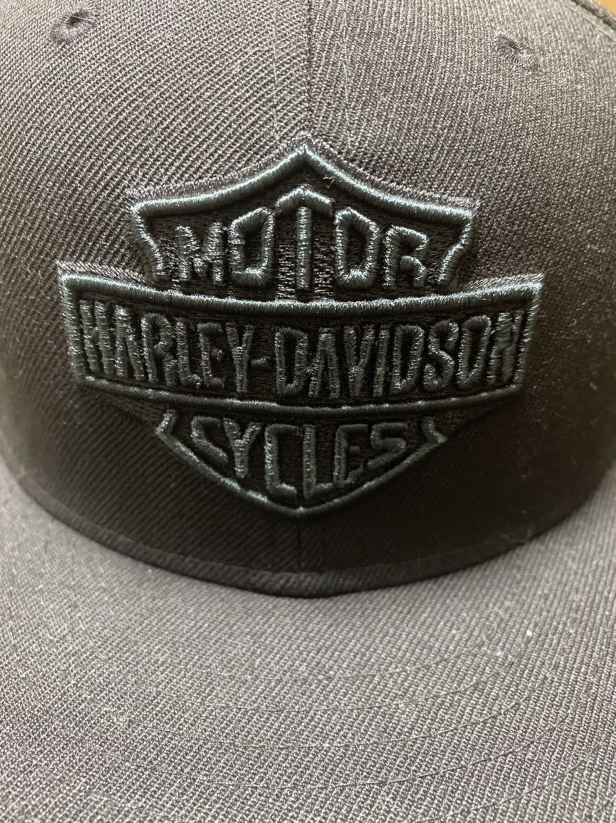ハーレーダビッドソン NEW ERA キャップ帽子 Men's Tonal Bar & Shield Logo 59FIFTY Cap ...