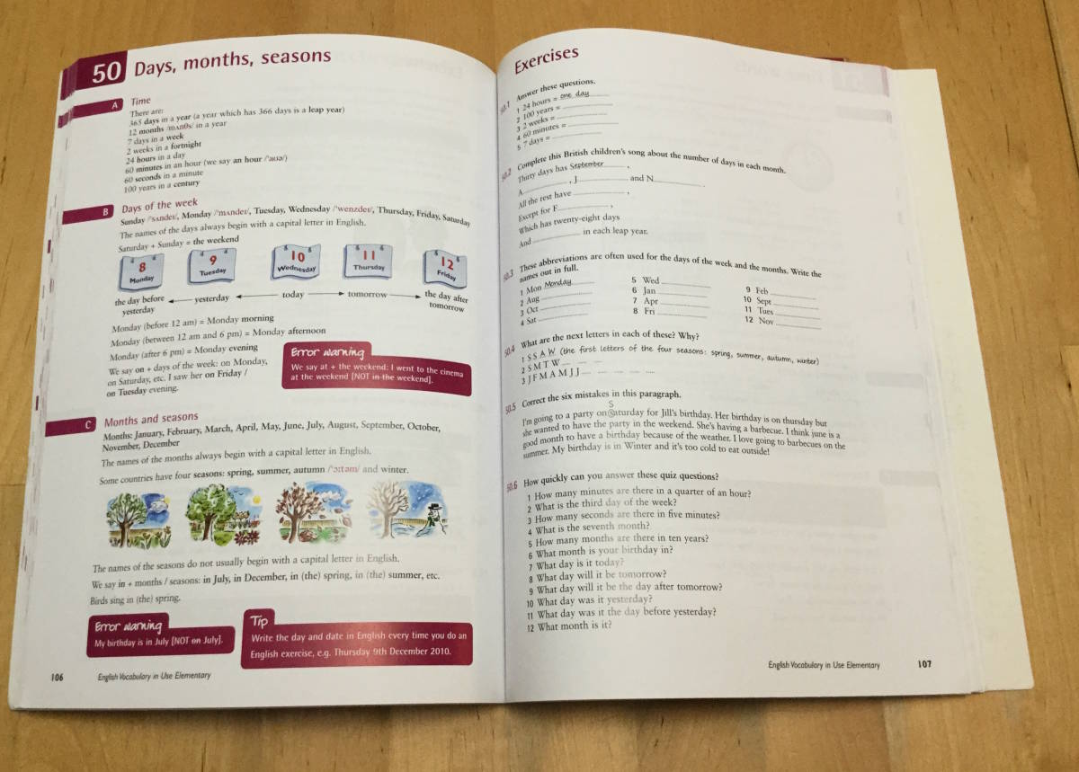 古本 English Vocabulary in Use Elementary with Answers and CD-ROM Second ...