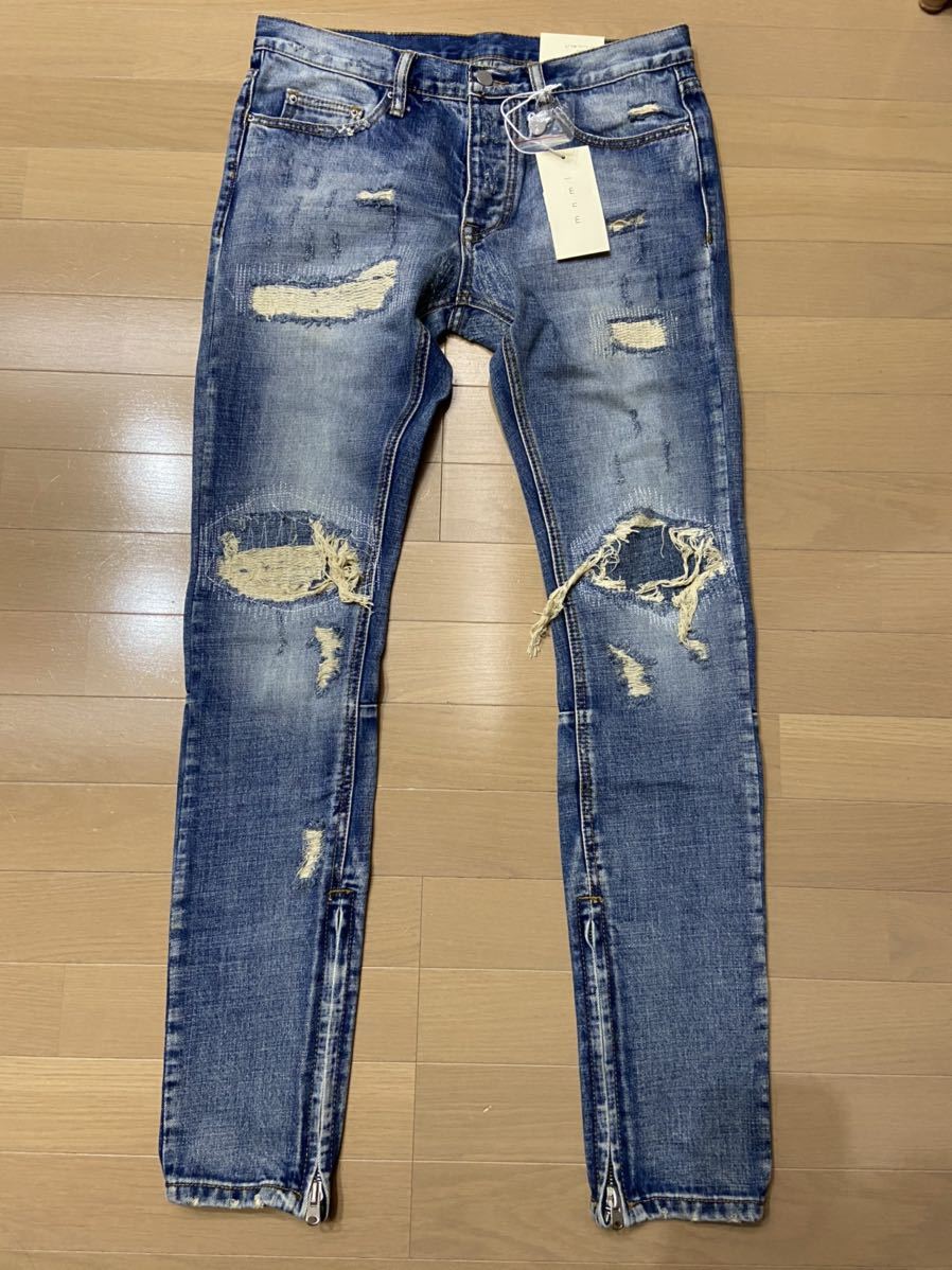 MNML 31 M1 Repaired Denim Blue ストレートパンツ(W30～)｜売買されたオークション情報、yahooの商品情報をアーカイブ公開 - オークファン（aucfan.com）