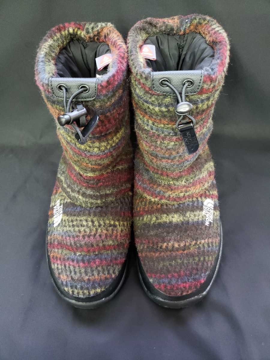 25.0 ノースフェイス THE NORTH FACE Nuptse Bootie WP WOOL LUXE ヌプシ ブーティー ウール ...