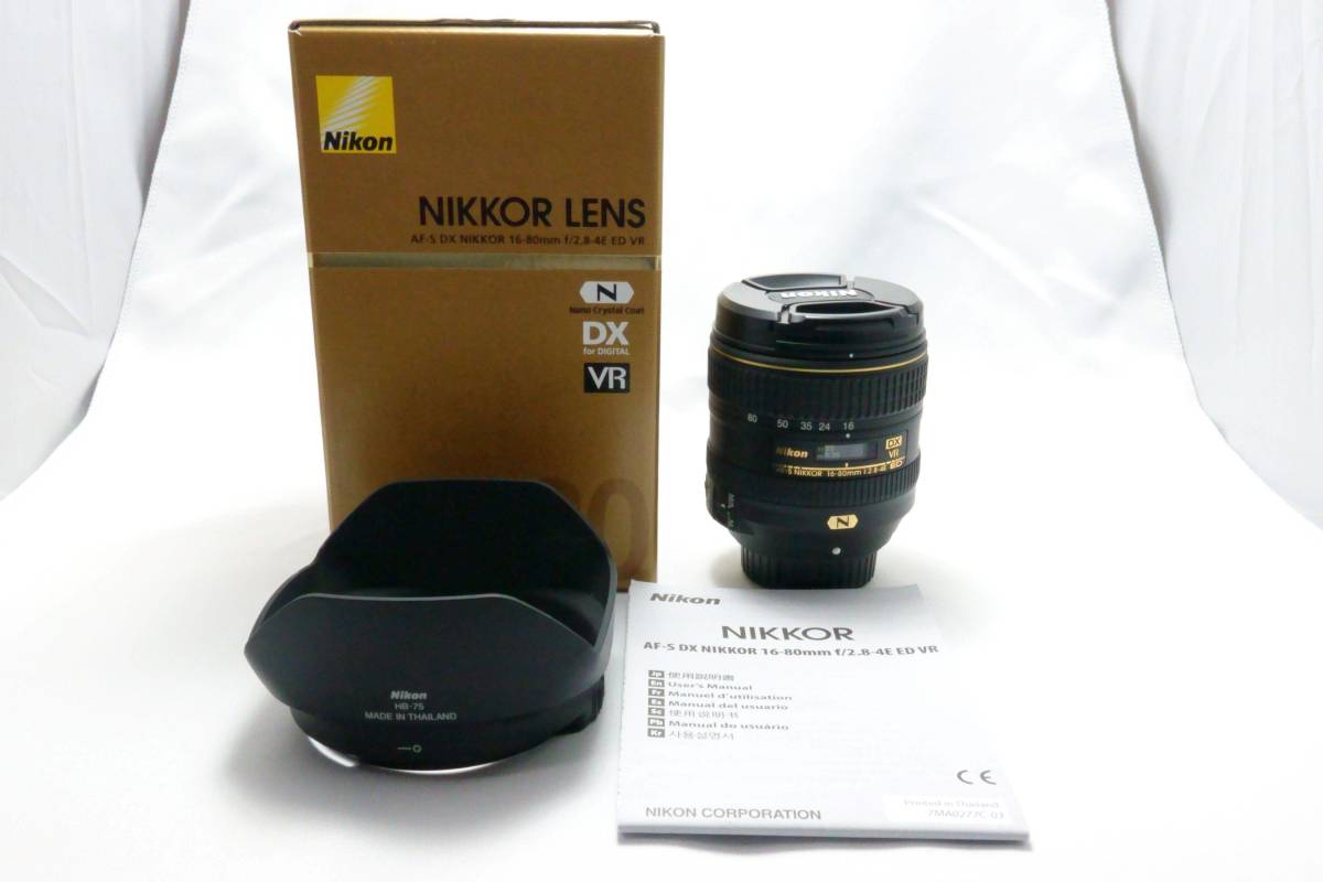 Nikon AF-S DX NIKKOR 16-80mm f/2.8-4E ED VR(ニコン)｜売買されたオークション情報、yahooの商品情報をアーカイブ公開 - オークファン ...