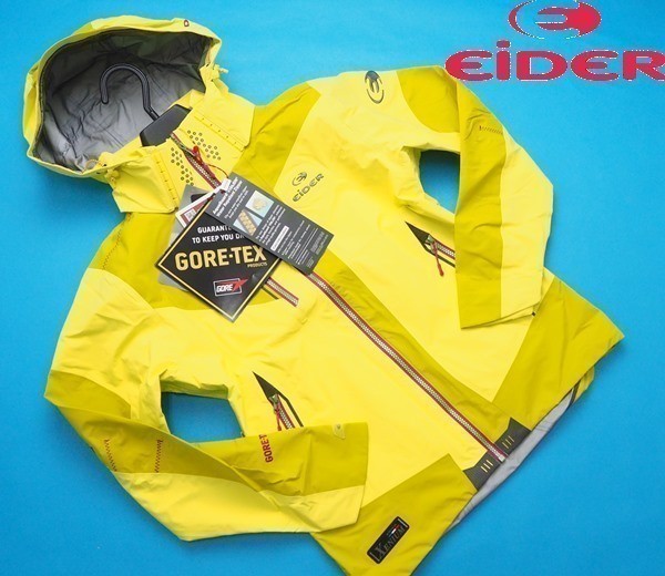 定価5.9万円 EiDER アイダー 最高峰XENIUMシリーズ ゴアテックス マウンテン ジャケット レディースSレモン ラスト1点 ...