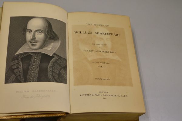 洋書稀覯本 The Works of William Shakespeare Alexander Dyce アレクサンダー ダイス編 ...