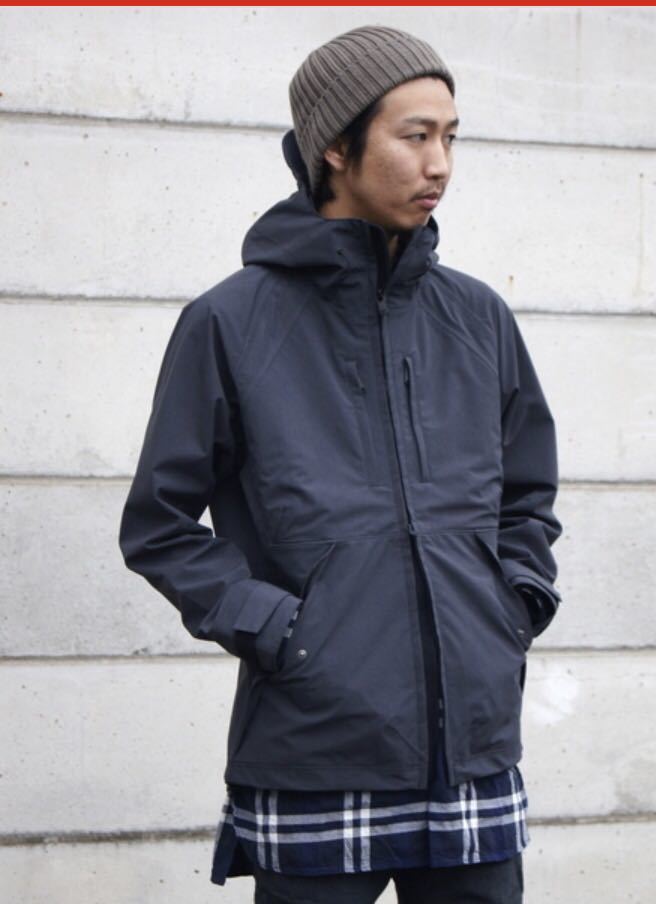 nonnative EXPLORER HOODED JACKET N/P TAFFETA WITH GORE-TEX 1 チャコール NN-J3203 ノンネイティブ 水沢ダウン マウンテン ...