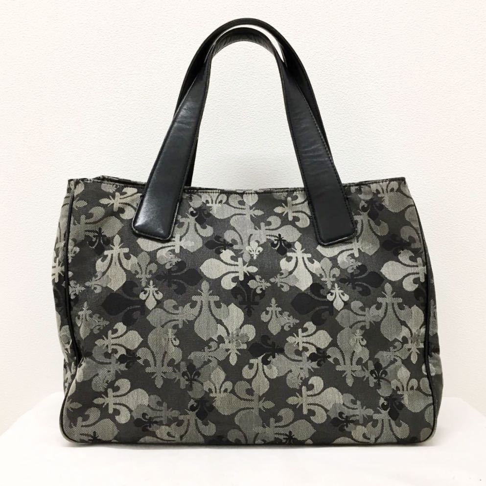 D35-19 PATRICK COX パトリックコックス カバン ハンドバック トートバッグ きれいめ 柄物 サイズ25×46×15 灰色 グレー 女性 レディース(その他)｜売買された ...