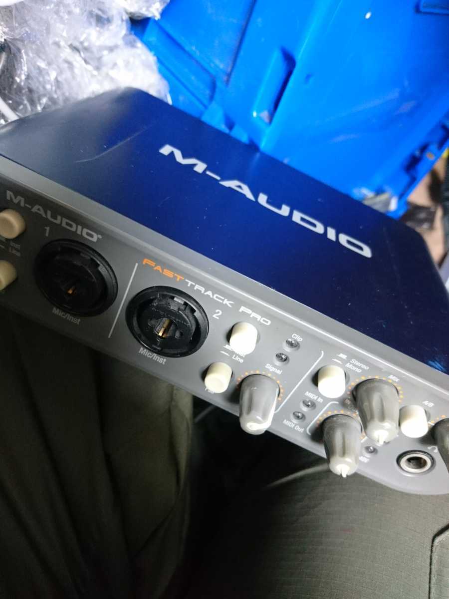 M-AUDIO Fast Track Pro オーディオインターフェース 本体のみ(オーディオインターフェース)｜売買されたオークション情報 ...