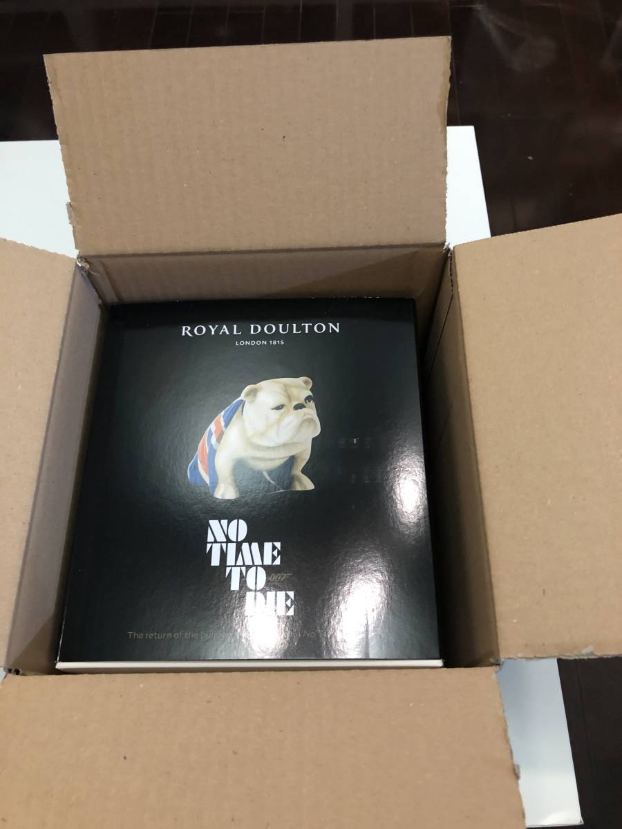 ロイヤルドルトン007 Jack The Bulldog Porcelain Model - No Time To Die Edition - By Royal Doulton(ロイヤル ...