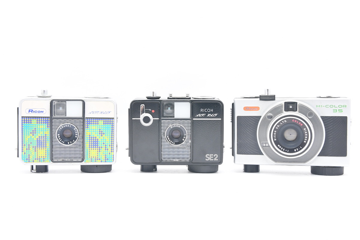 RICOH リコー AUTO HALF E / RICHO 25mm F2.8 + AUTO HALF SE2 / RICHO 25mm F2.8 + HI-COLOR 35 / COLOR ...