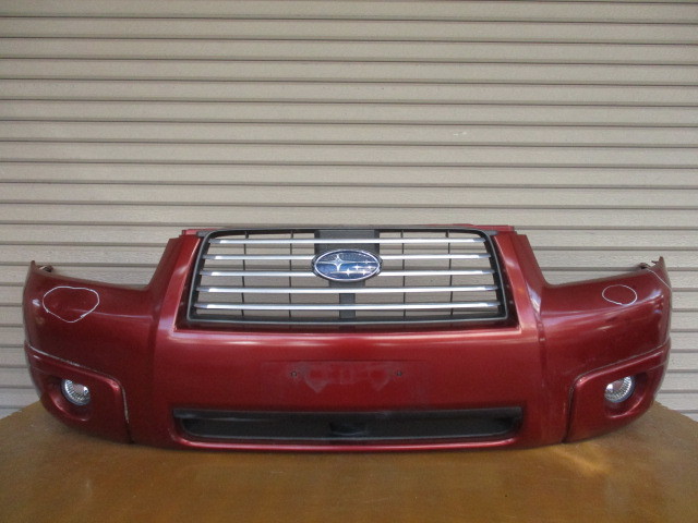 U11342 スバル SG5 後期 フォレスター 純正 フロントバンパー 57704 SA070 グリル レッド 2003(フロント)｜売買さ ...