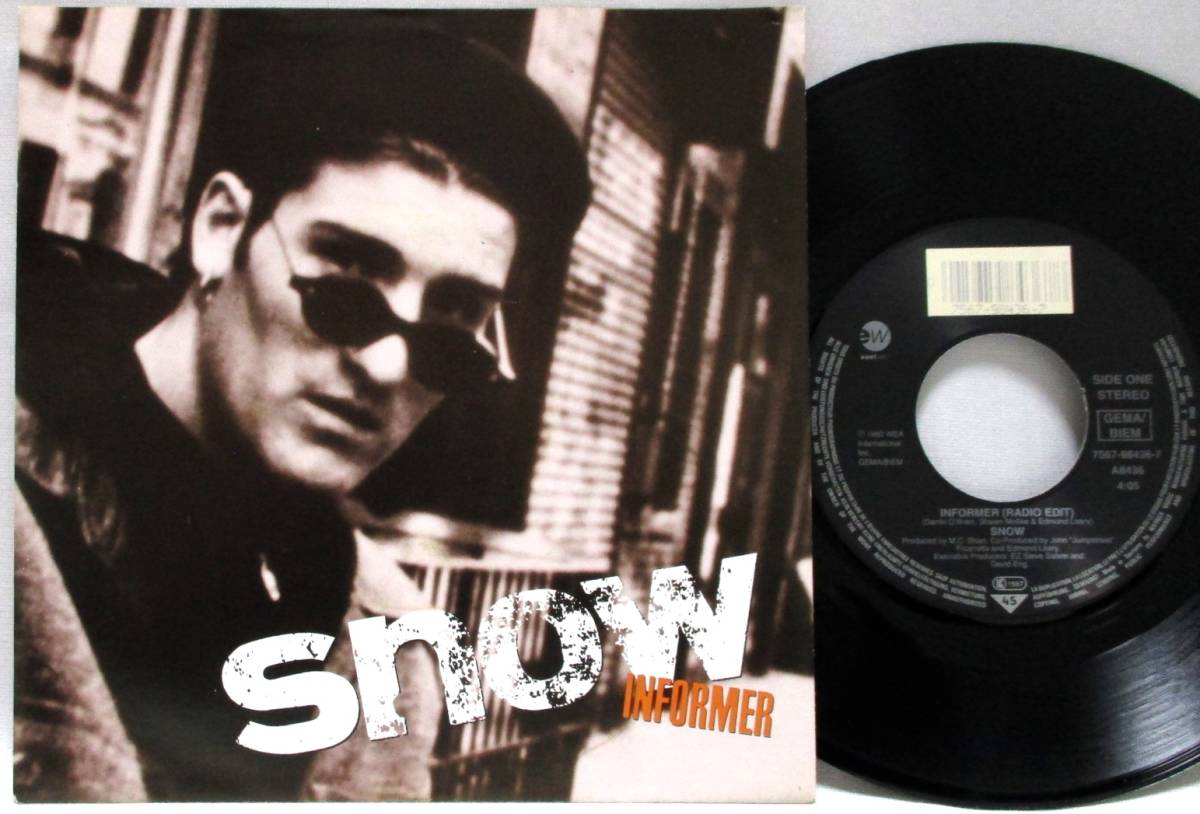 独7 SNOW / INFORMER / 1992 ドイツ盤 7インチシングルレコード EP 45 M.C. SHAN プロデュース ...