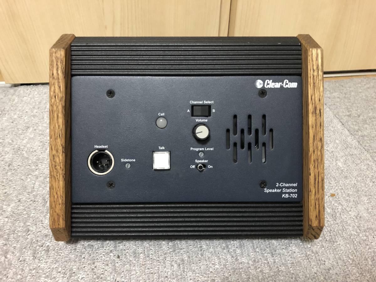 clear-com クリアカム KB-702 スピーカーステーション 2ch 品(レコーディング、PA機器)｜売買されたオークション情報 ...