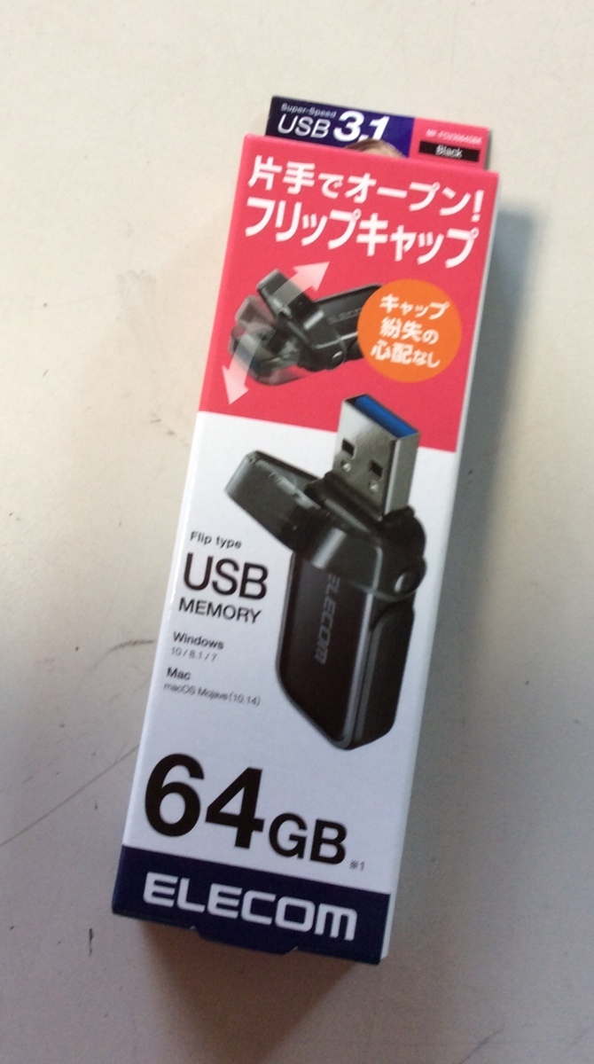 RKG05 1円 ELECOM/USBメモリ/64GB/MF-FCU3064GBK/(32GB)｜売買されたオークション情報、yahooの商品情報をアーカイブ公開 - オークファン ...