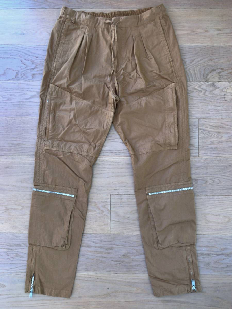 nonnative 17ss TROOPER EASY PANTS RELAX FIT C/N WEATHER OVERDYED size1 定価3.4万円 COGNAC 茶 ノンネイティブ ...
