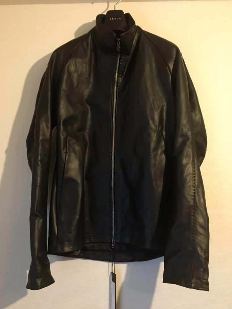 DEVOA GUIDI レザー ジャケット ライダース ブルゾン カーフ rick owens incarnation backlash系にピッタリ(男性用)｜売買されたオークション情報 ...