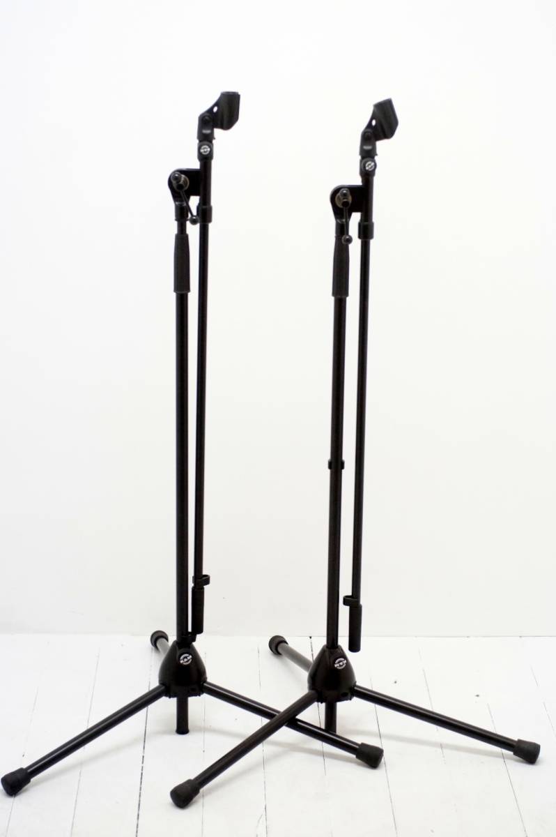 p706 KONIG&MEYER ケーニッヒ&マイヤー K&M 型番不明 マイクスタンド 三脚タイプ SHURE マイクホルダー付 2本セット(マイクスタンド)｜売買されたオークション情報 ...