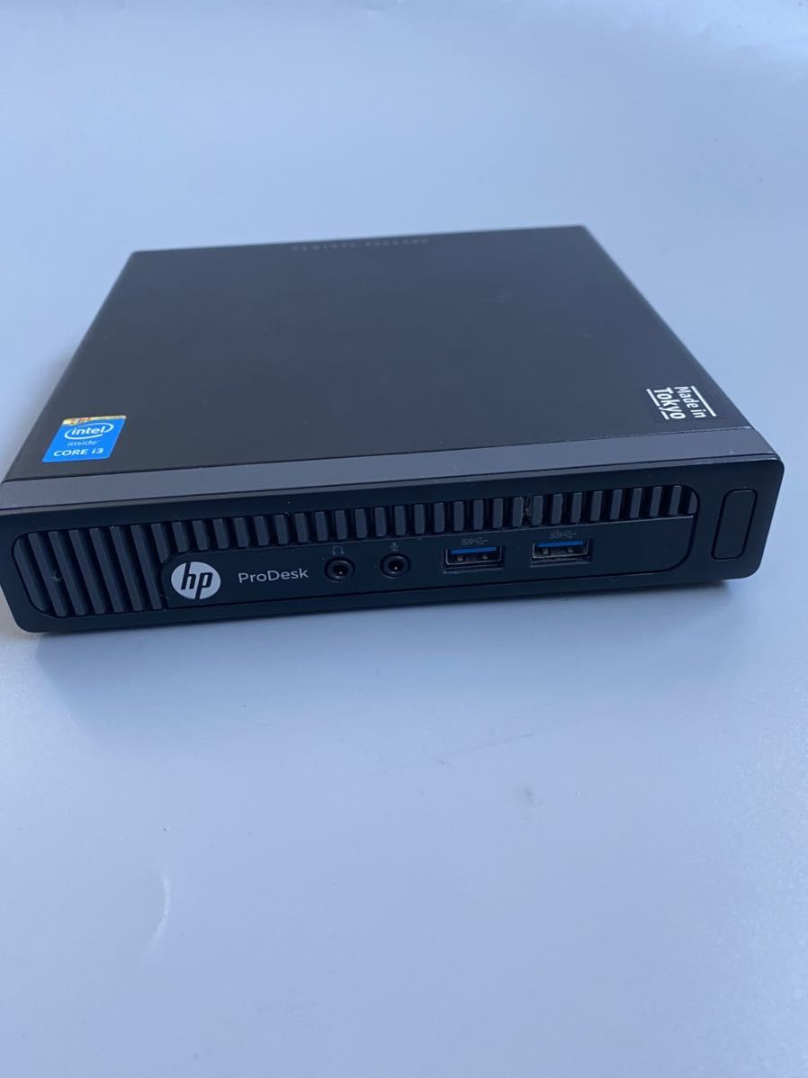 /HP/prodesk 400 G1 / Core i3-4160T 3.10GHz/メモリ:4GB /HDD:500GB /超小型 ...