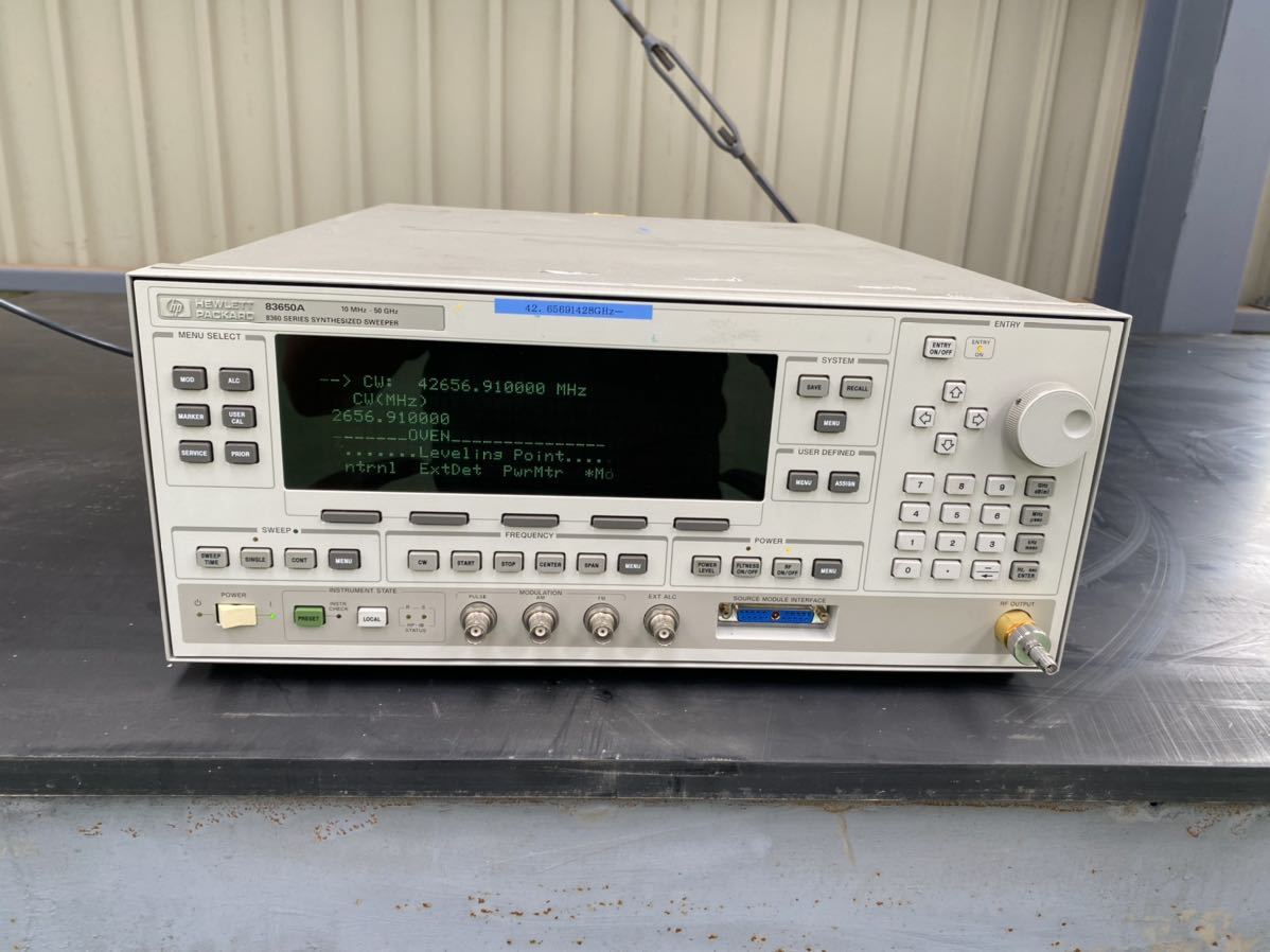 HP 83650A(アマチュア無線)｜売買されたオークション情報、yahooの商品情報をアーカイブ公開 - オークファン（aucfan.com）